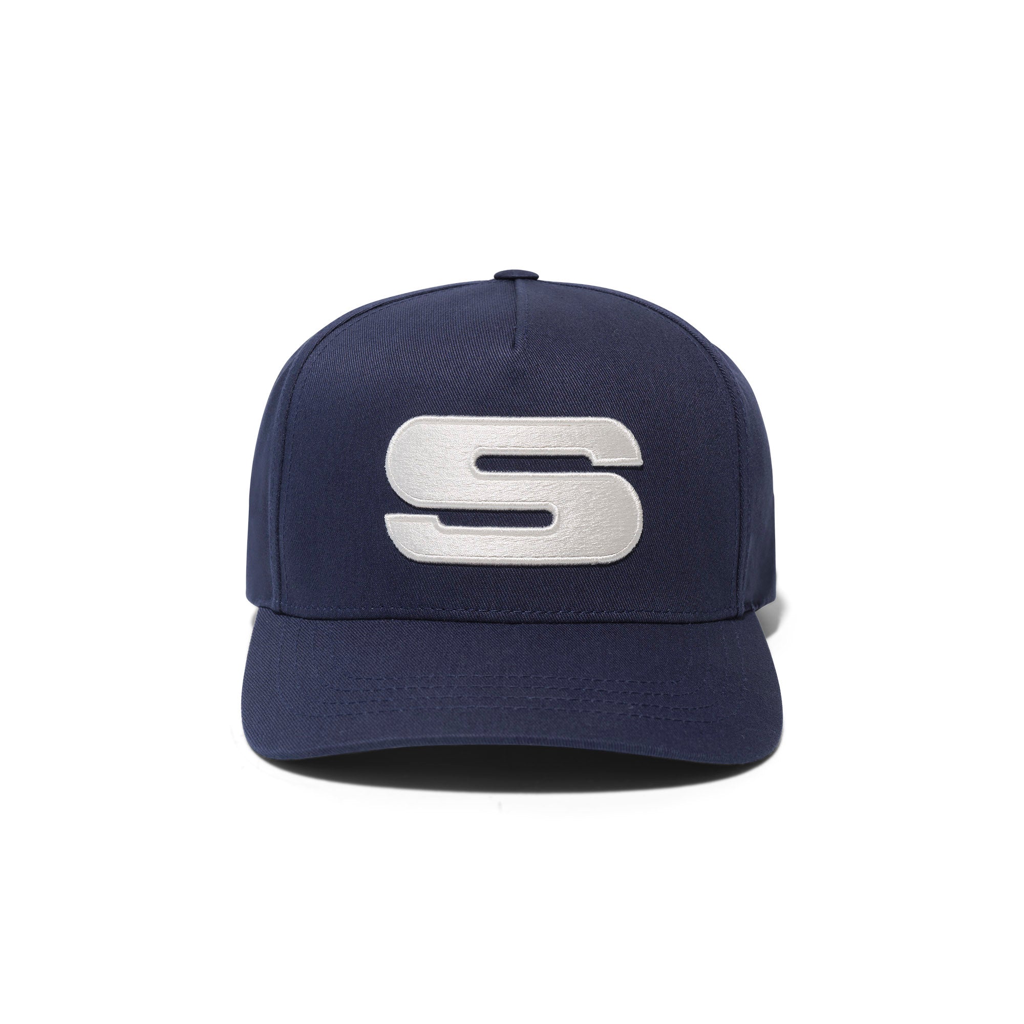 ICON SNAPBACK HAT WITH BUTTER BLEND™ - WHITE & NAVY | Stance AU ...