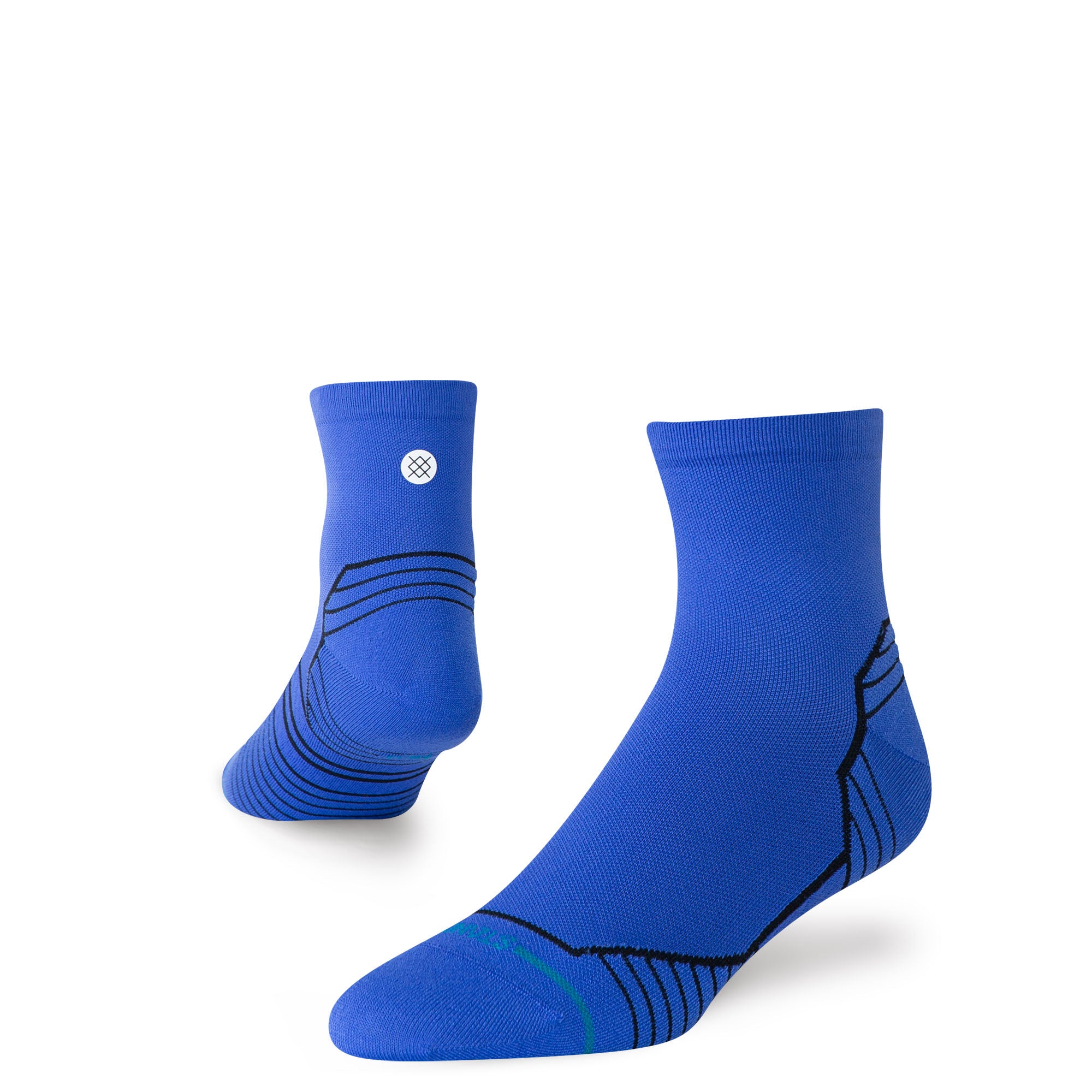 ULTRALIGHT PERFORMANCE QUARTER SOCKS - VARIEGATED COBALT BLUE | Stance ...