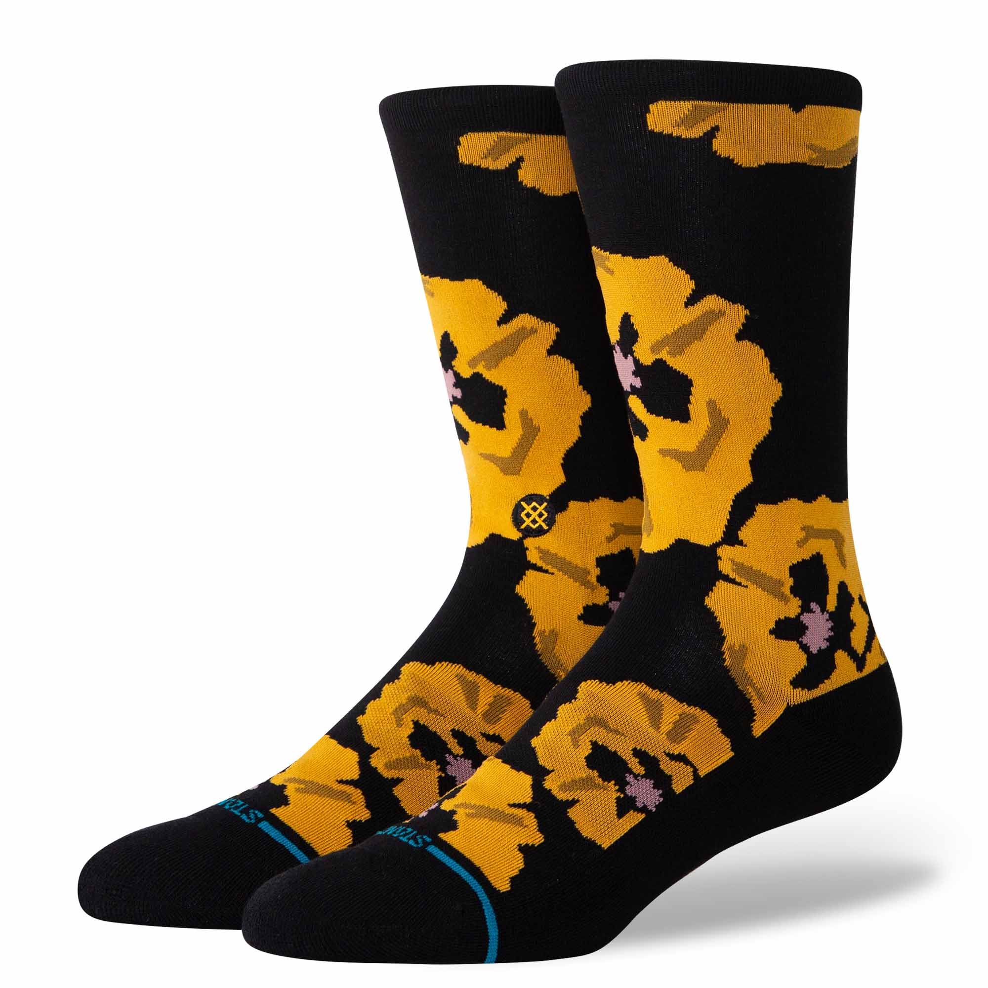 POPPYLAND CREW SOCKS - BLACK – Stance Socks AU