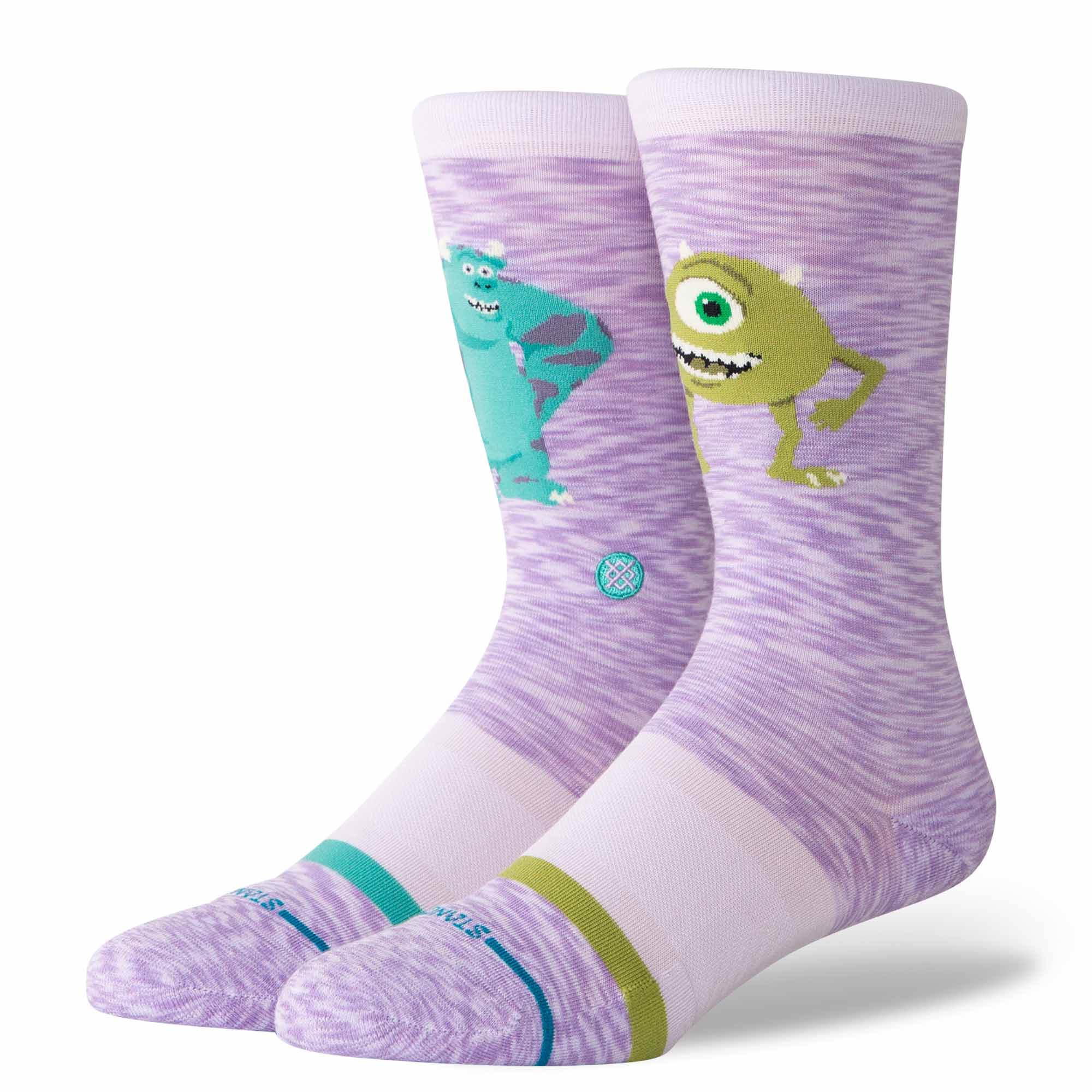PIXAR MONSTERS INC CREW SOCKS - SCARE FLOOR – Stance Socks AU
