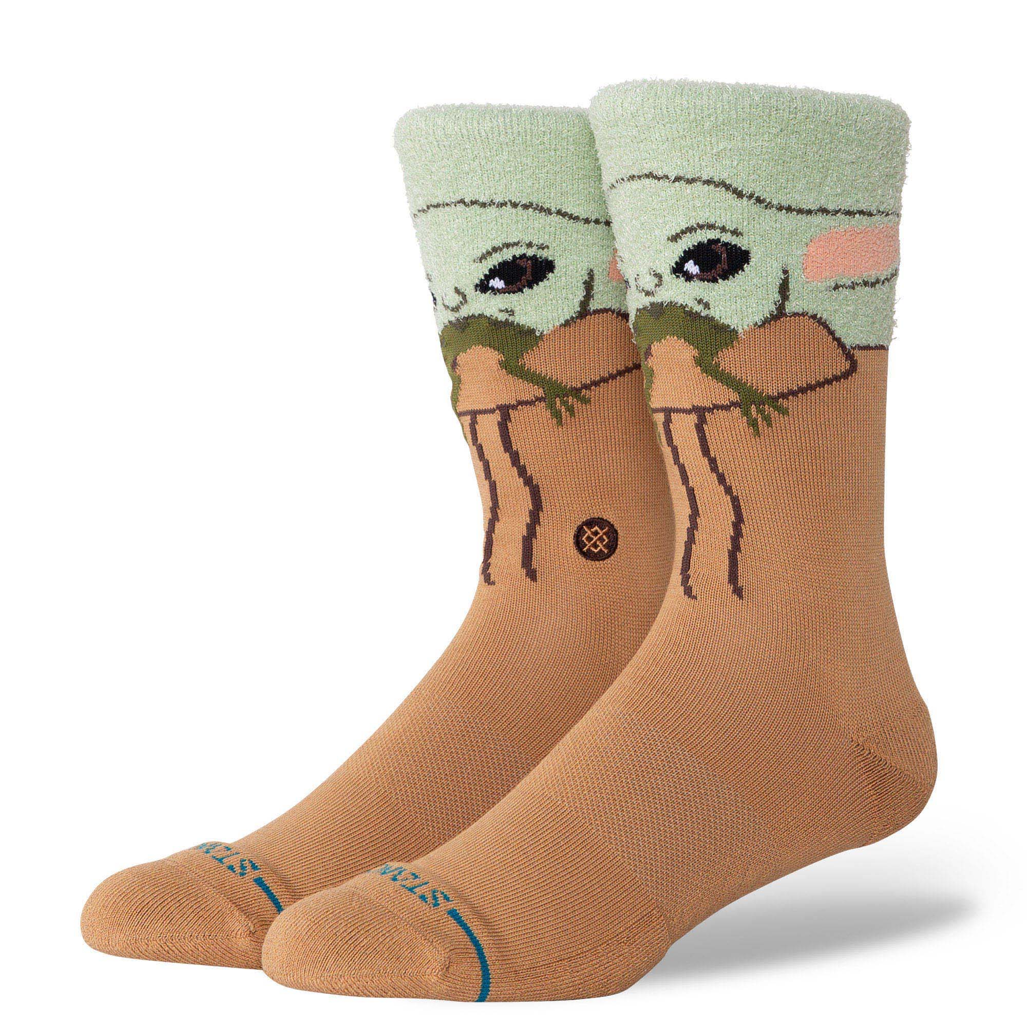 POLY FUZZY CREW SOCKS - STAR WARS | GROGU – Stance Socks AU