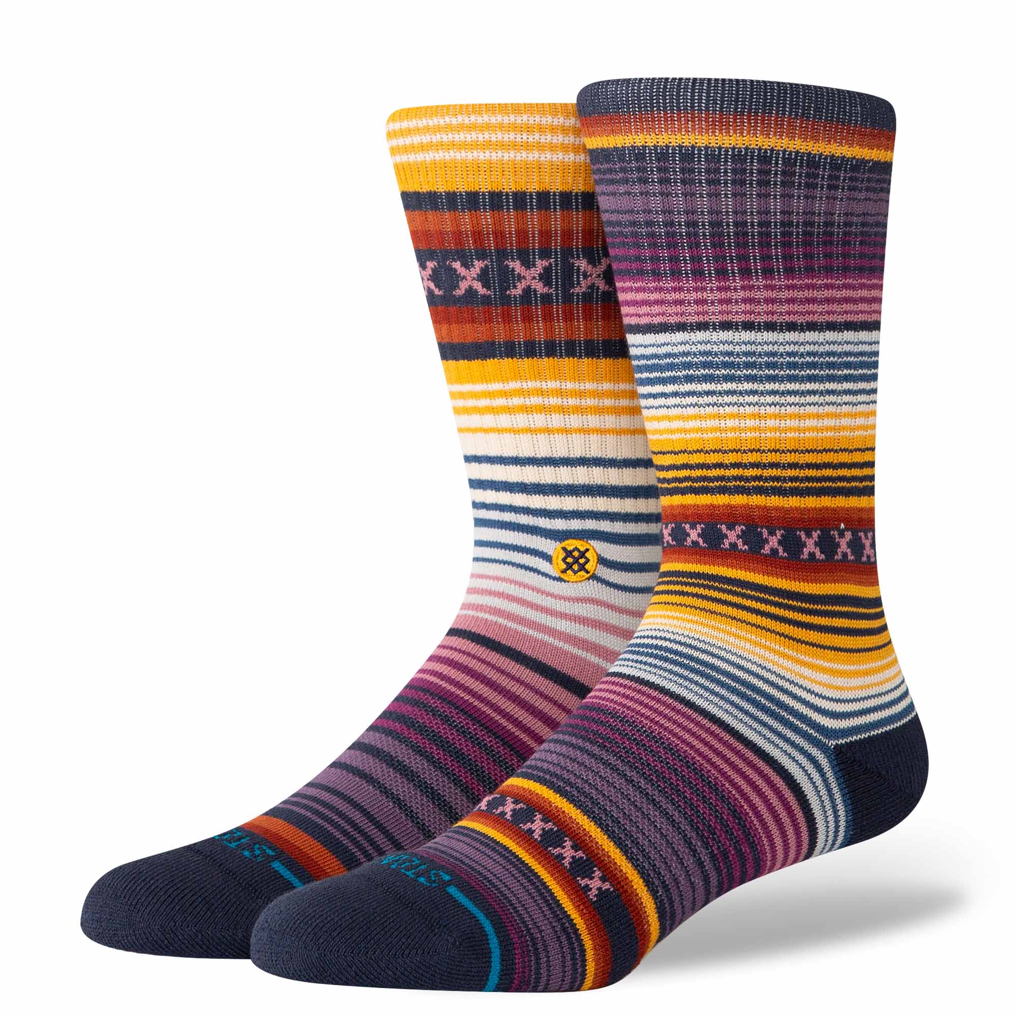 CURREN CREW SOCKS - GRAPE – Stance Socks AU