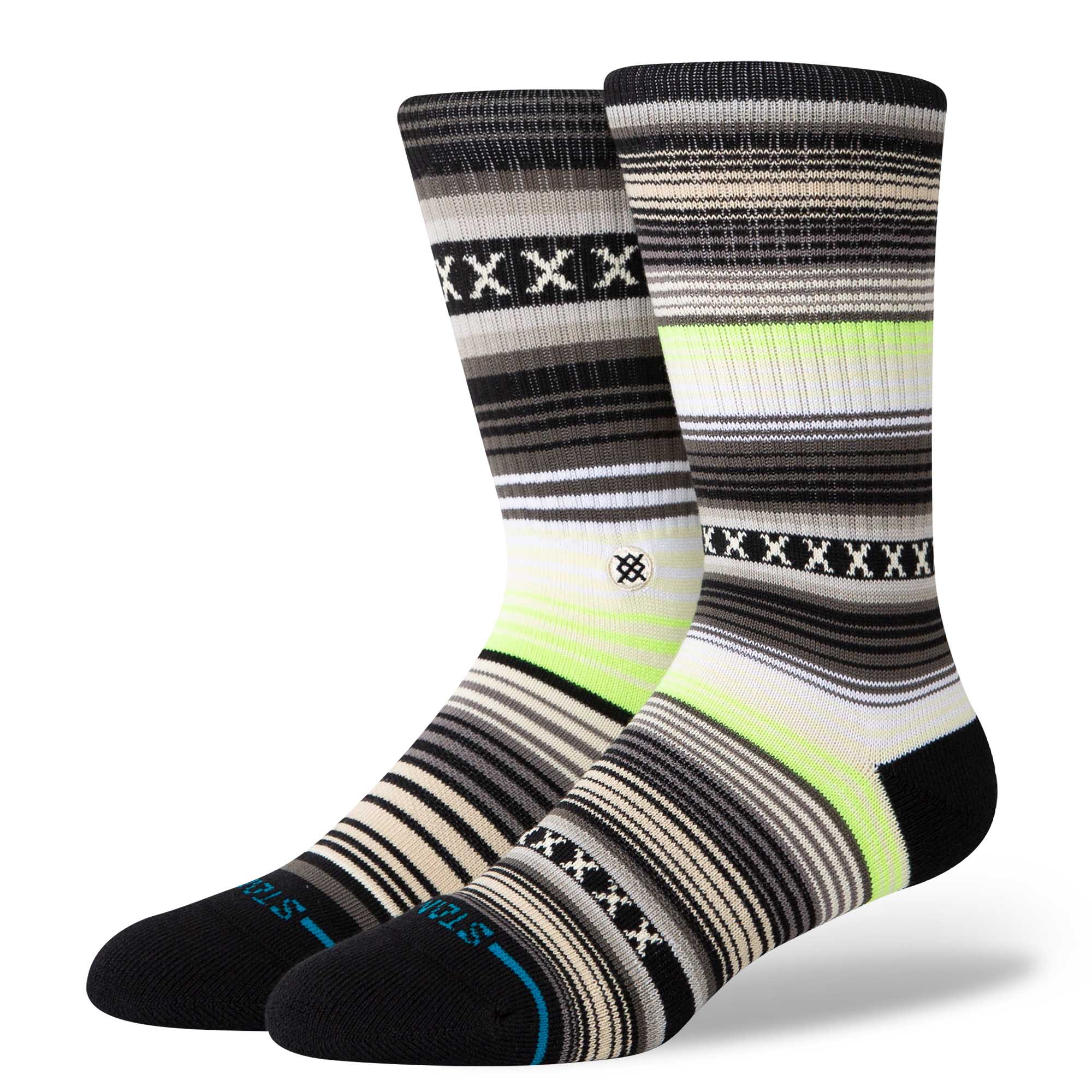 CURREN CREW SOCKS- GREEN – Stance Socks AU