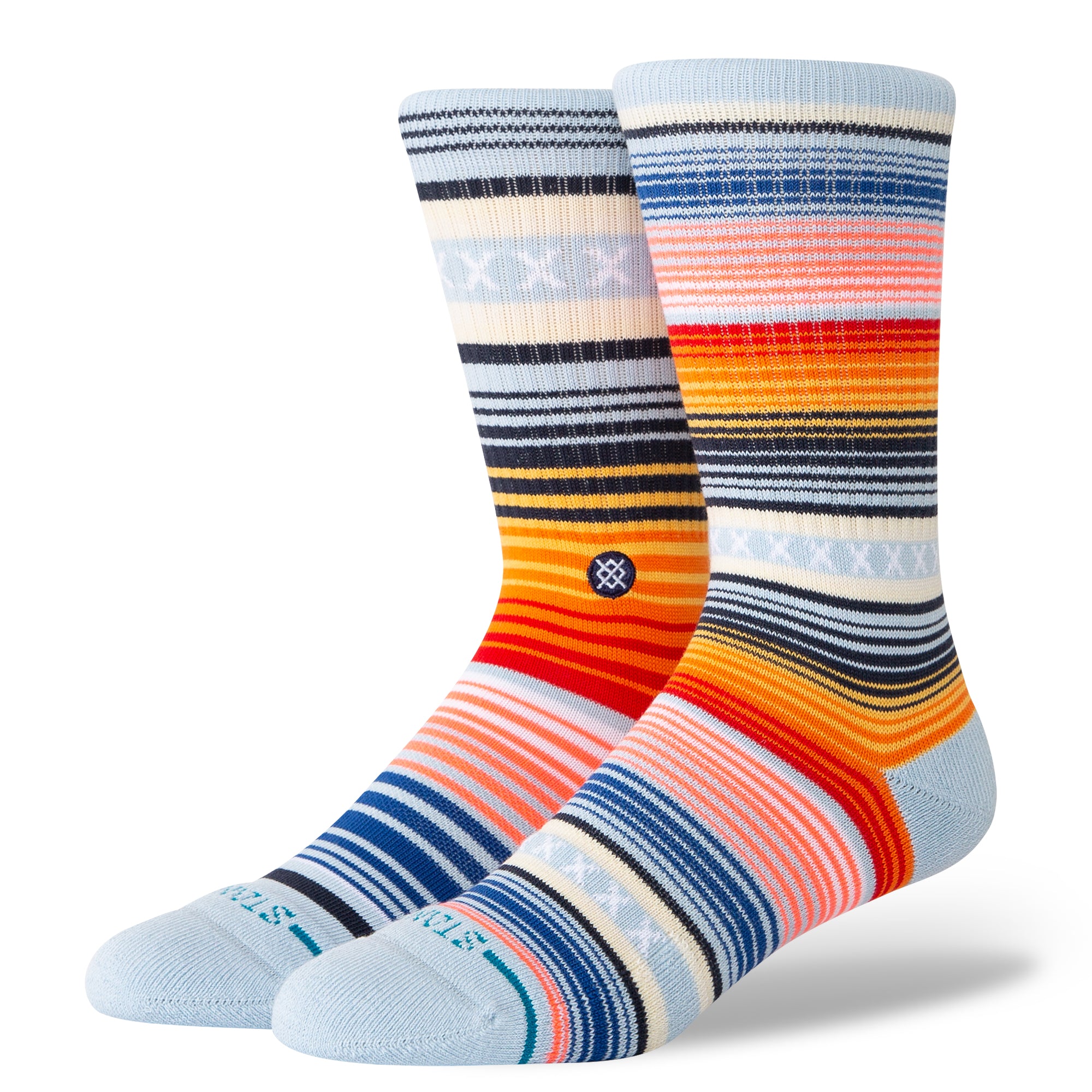 CURREN CREW SOCKS- ICE BLUE – Stance Socks AU