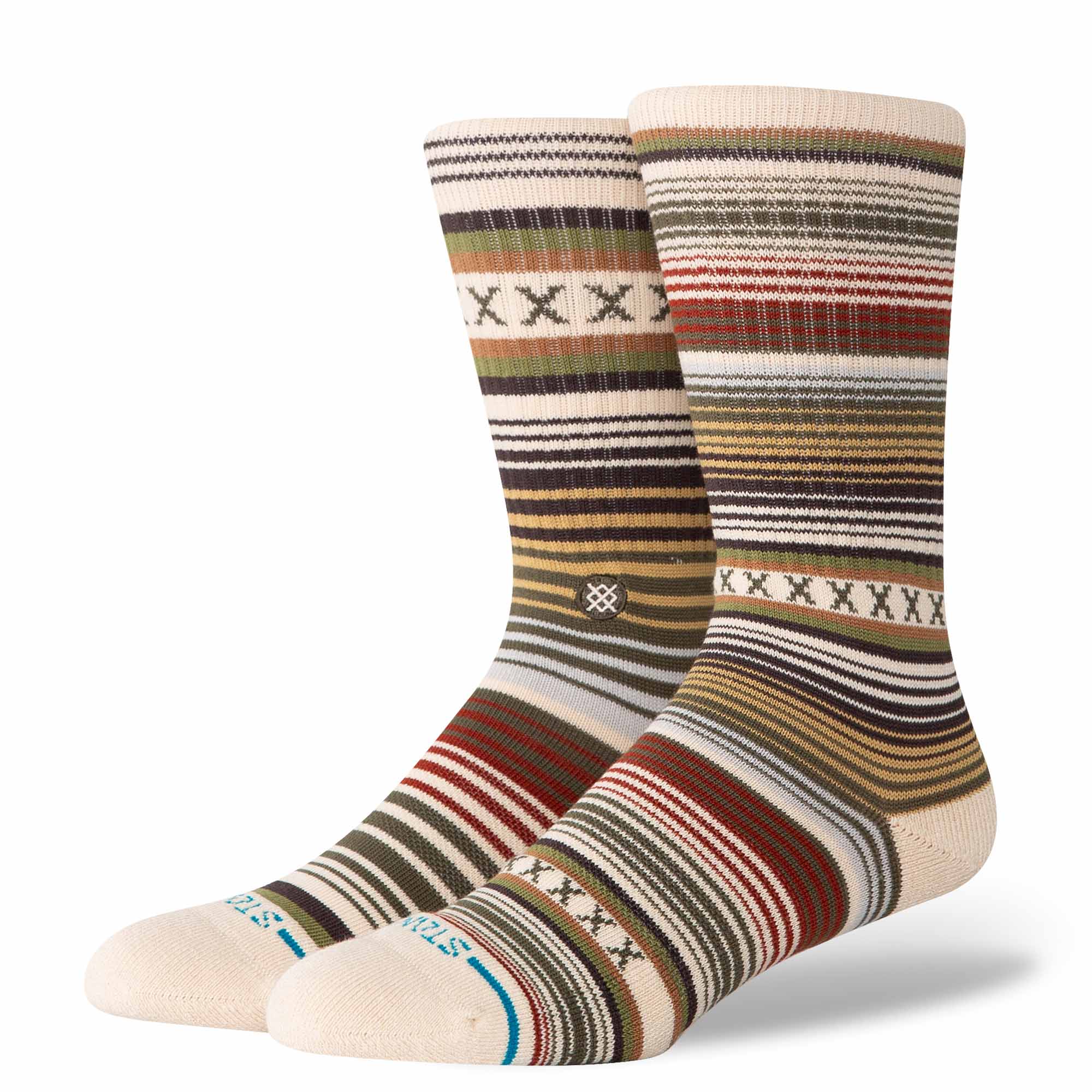 CURREN CREW SOCKS - TAN – Stance Socks AU