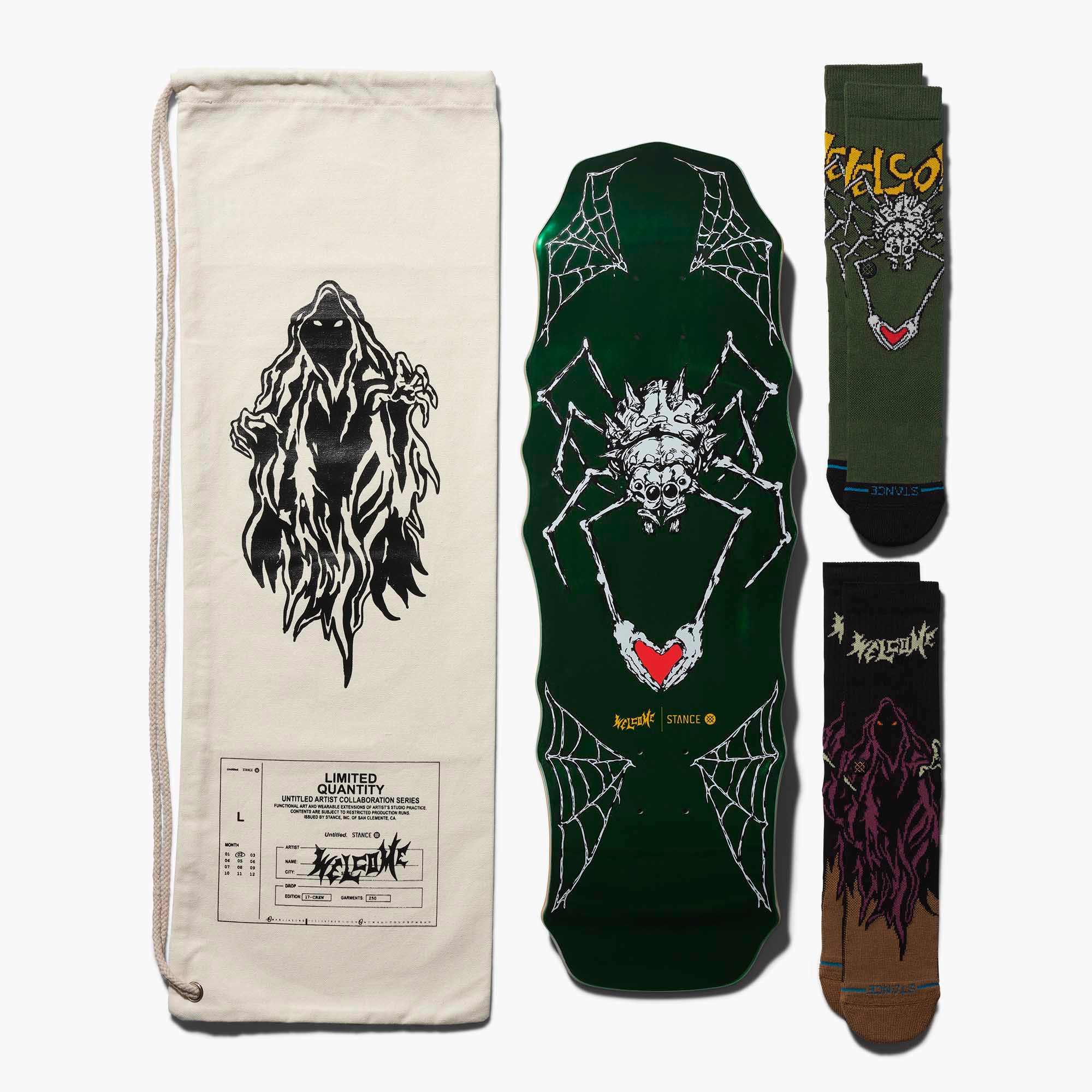 WELCOME SKATE X STANCE UNTITLED DECK BOX SET – Stance Socks AU