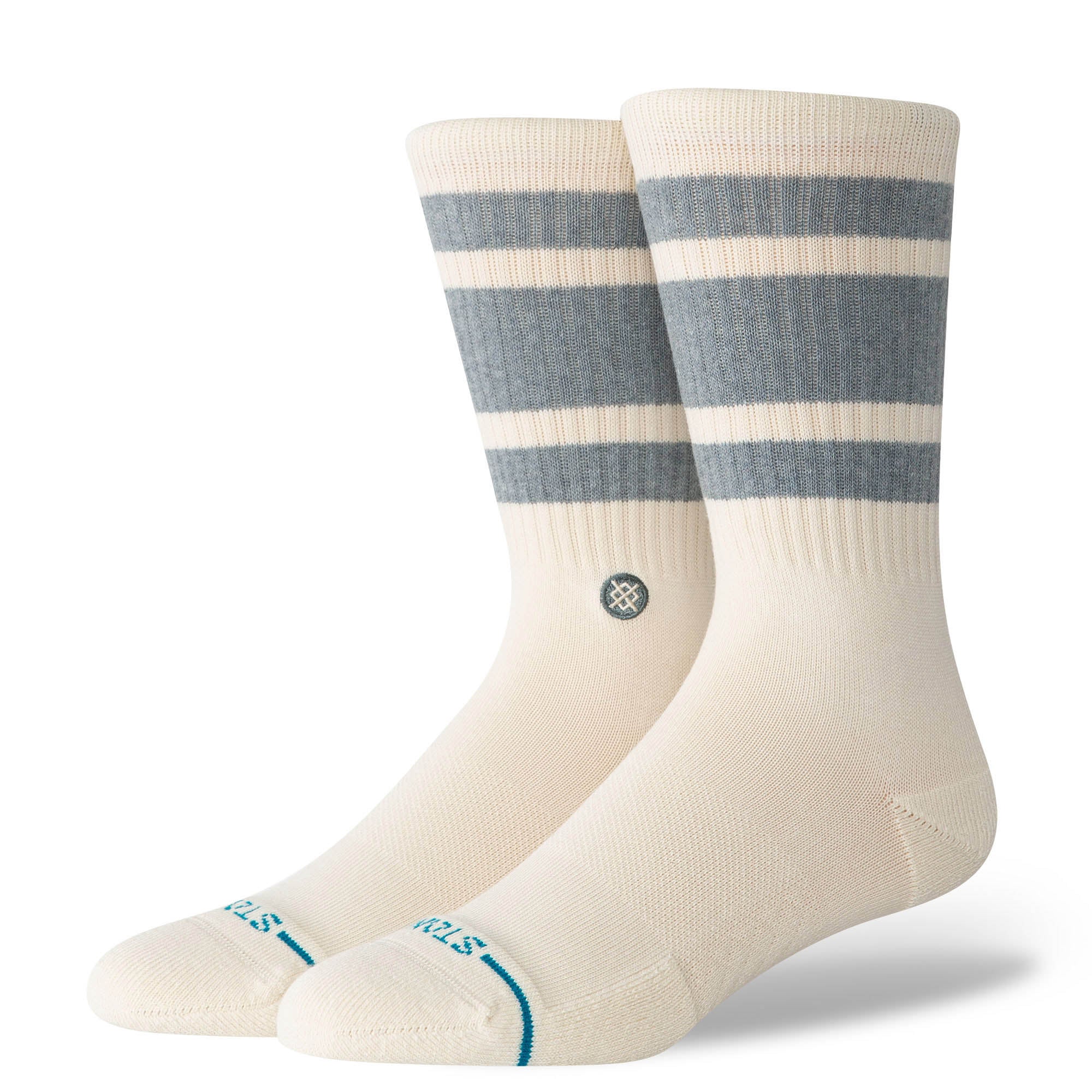 BOYD RECYCLED DENIM CREW SOCKS - CANVAS | Stance Socks AU
