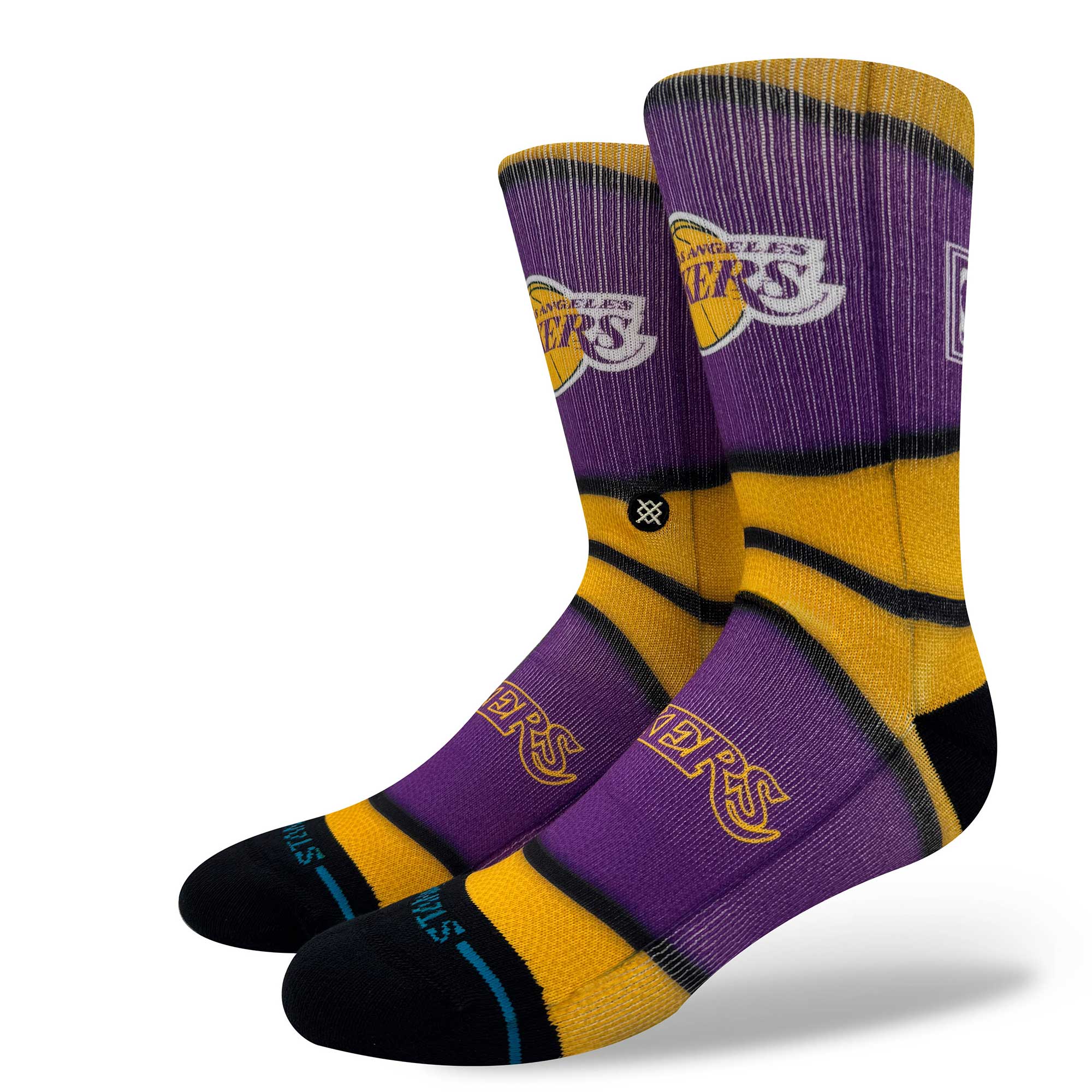 LA LAKERS MINI BALL HARDWOOD CLASSICS CREW SOCKS – Stance Socks AU