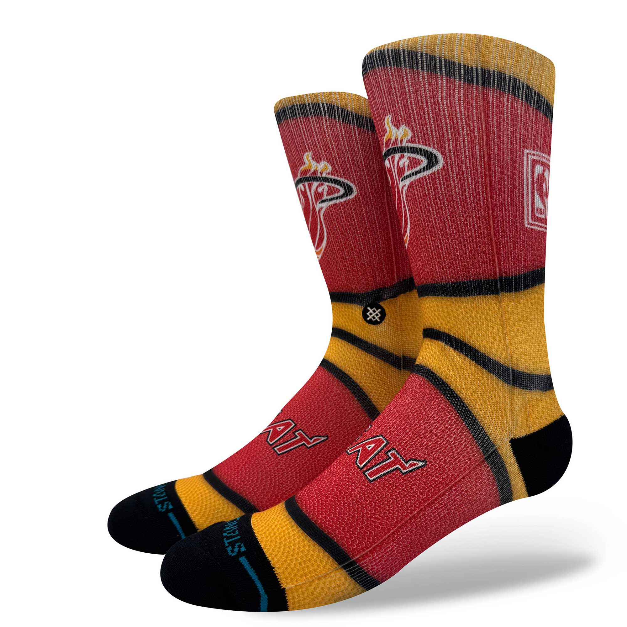 MIAMI HEAT MINI BALL HARDWOOD CLASSICS CREW SOCKS – Stance Socks AU