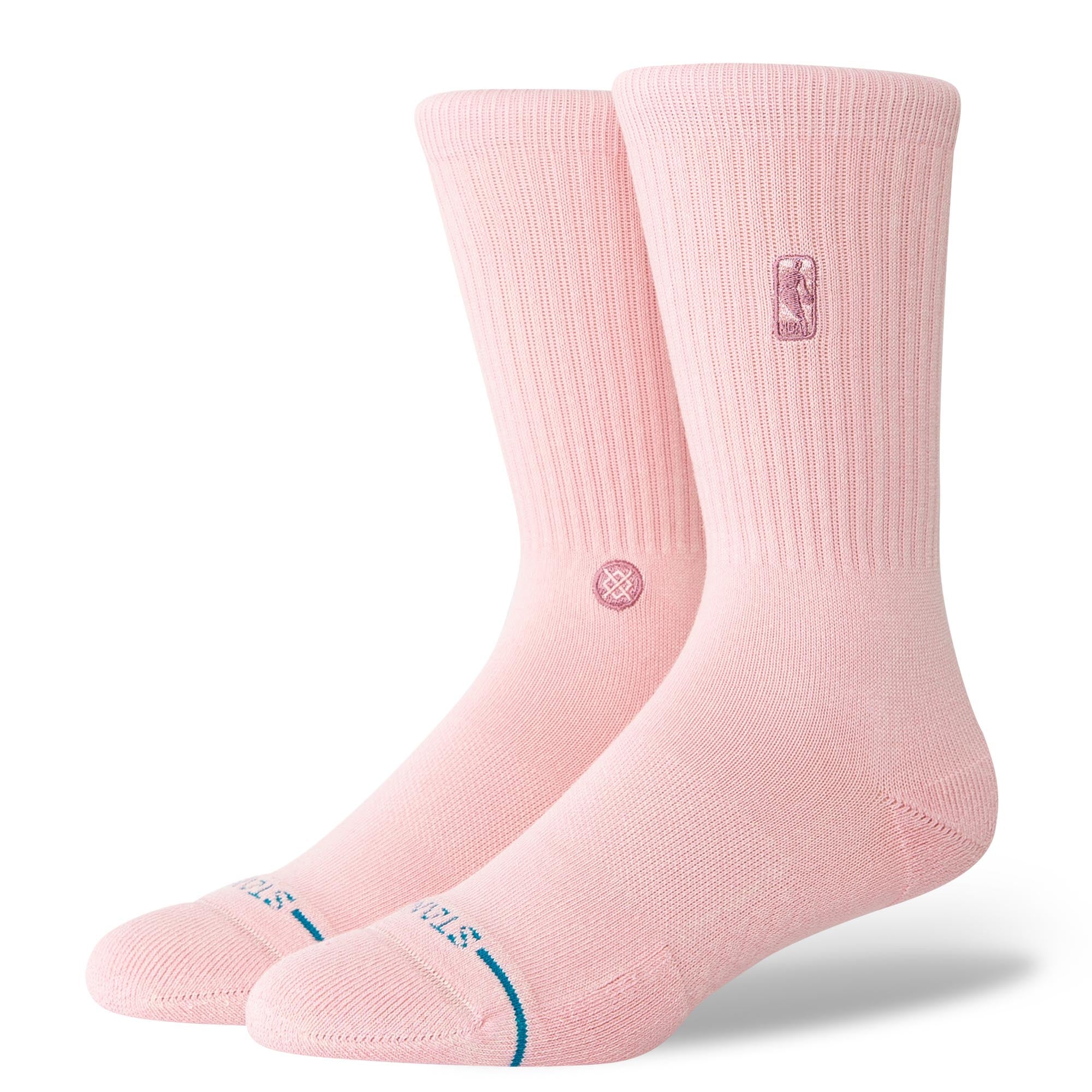 NBA LOGOMAN CREW SOCKS - DUSTY ROSE – Stance Socks AU