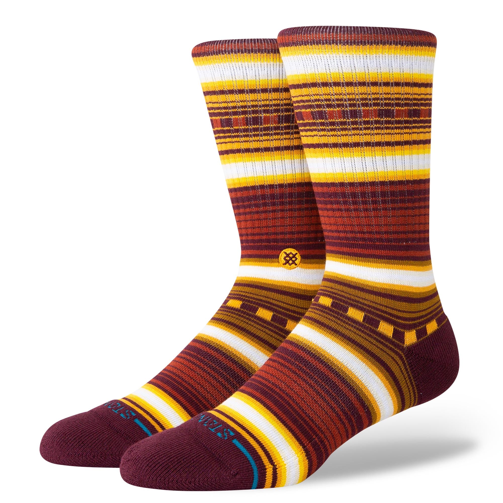 WINDY PINE CREW SOCKS - RUST – Stance Socks AU