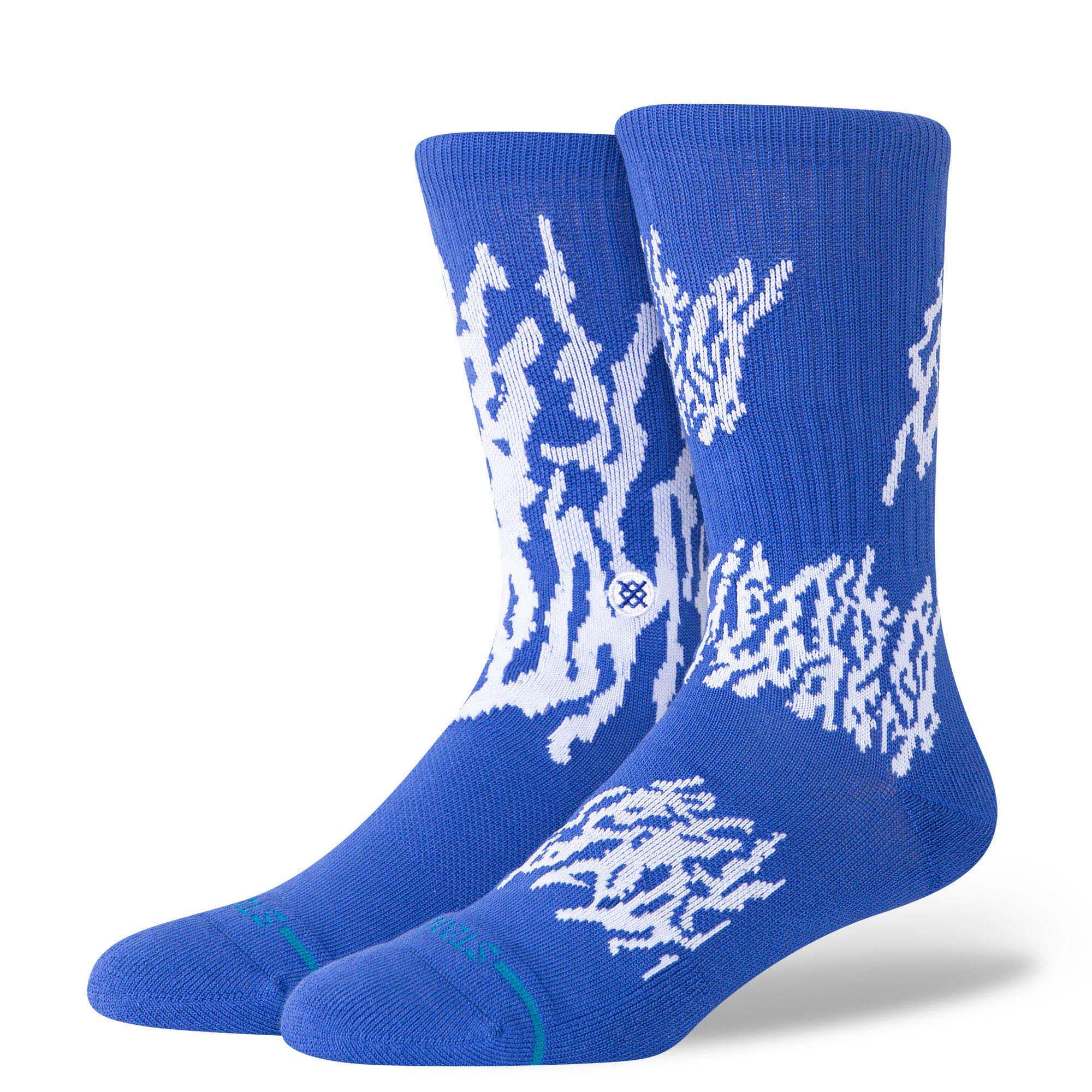 GLACIER CREW SOCKS - COBALT BLUE | Stance Socks AU