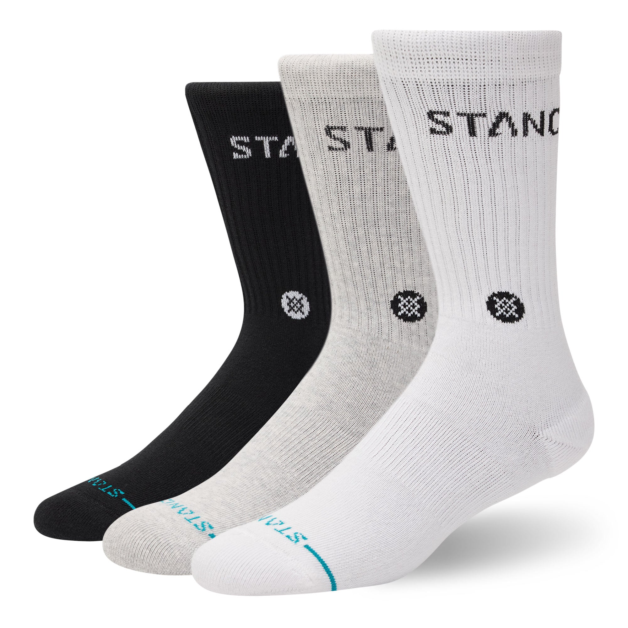 ORIGIN CREW SOCKS 3 PACK - MULTI | Stance Socks AU