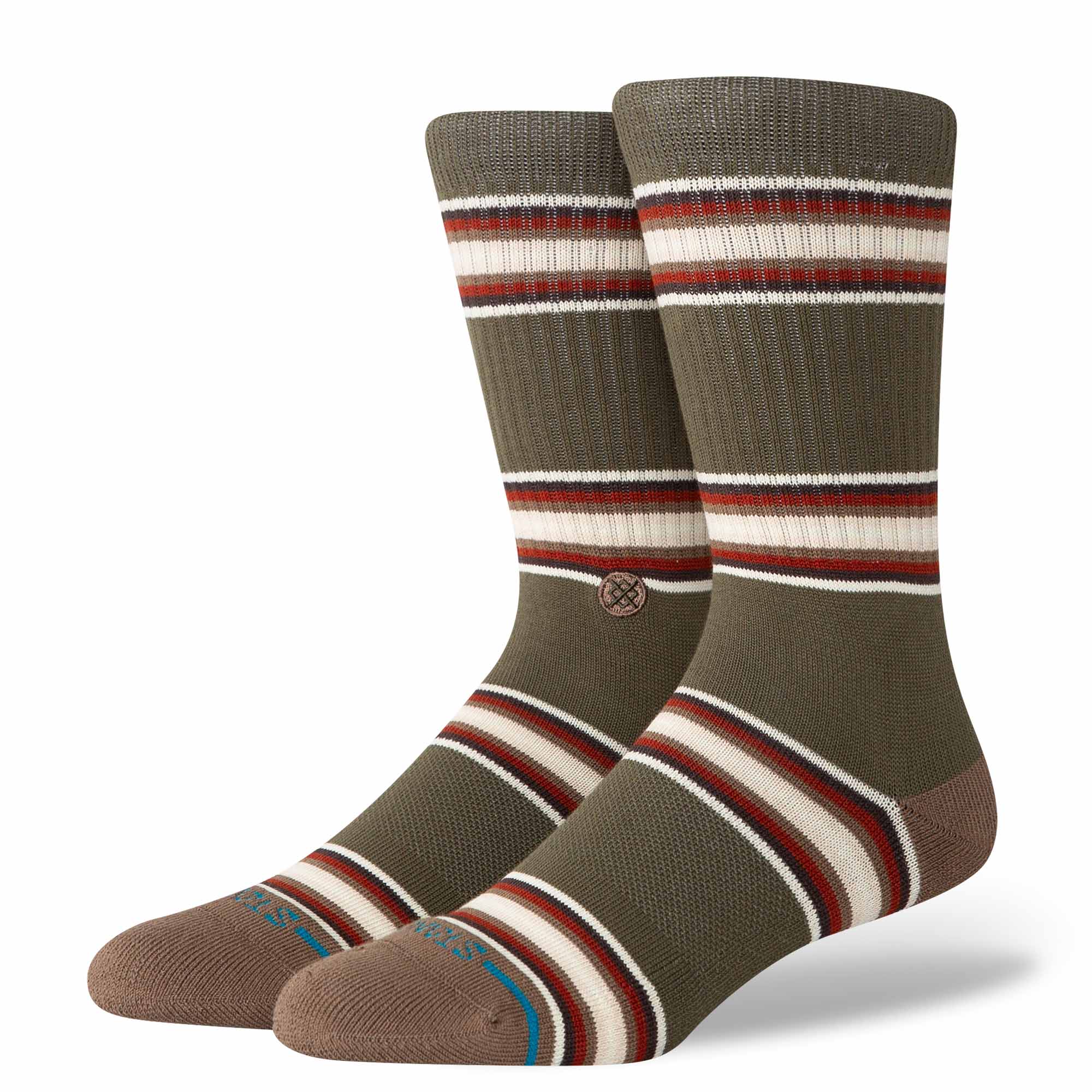 HILL TOP CREW SOCKS - DARK GREEN – Stance Socks AU
