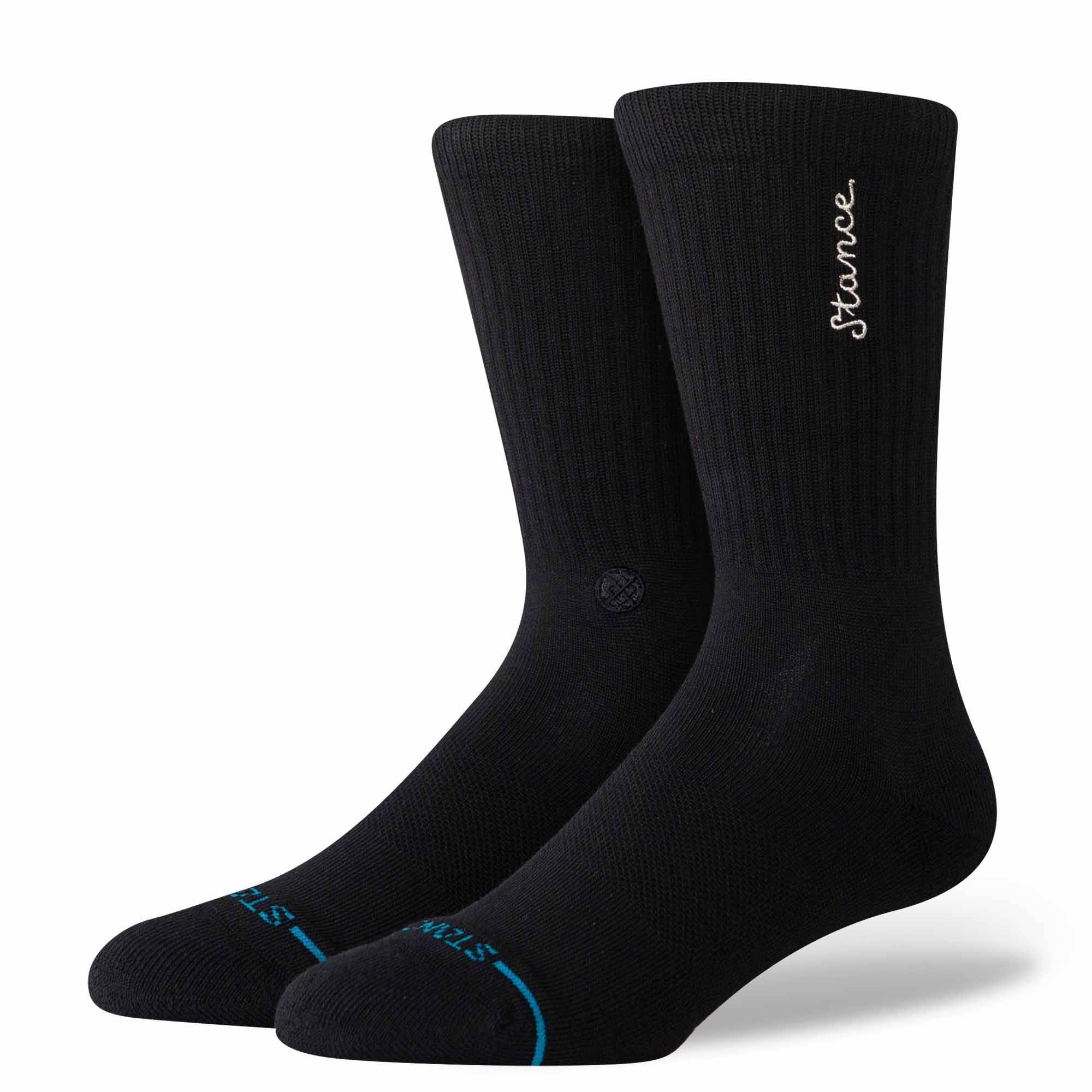 PALOMINO CREW SOCKS - BLACK – Stance Socks AU