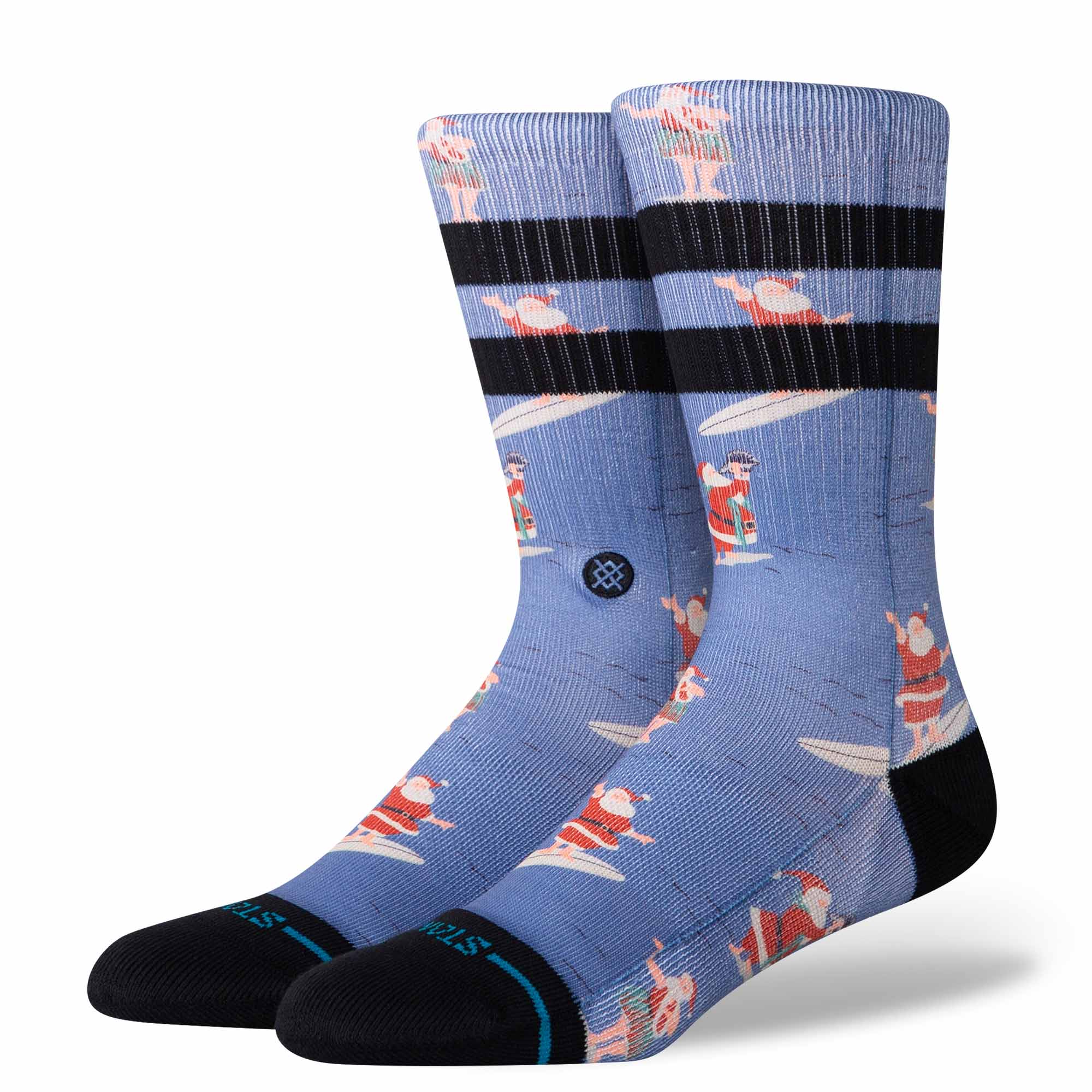 SURFING SANTA CREW SOCKS – Stance Socks AU