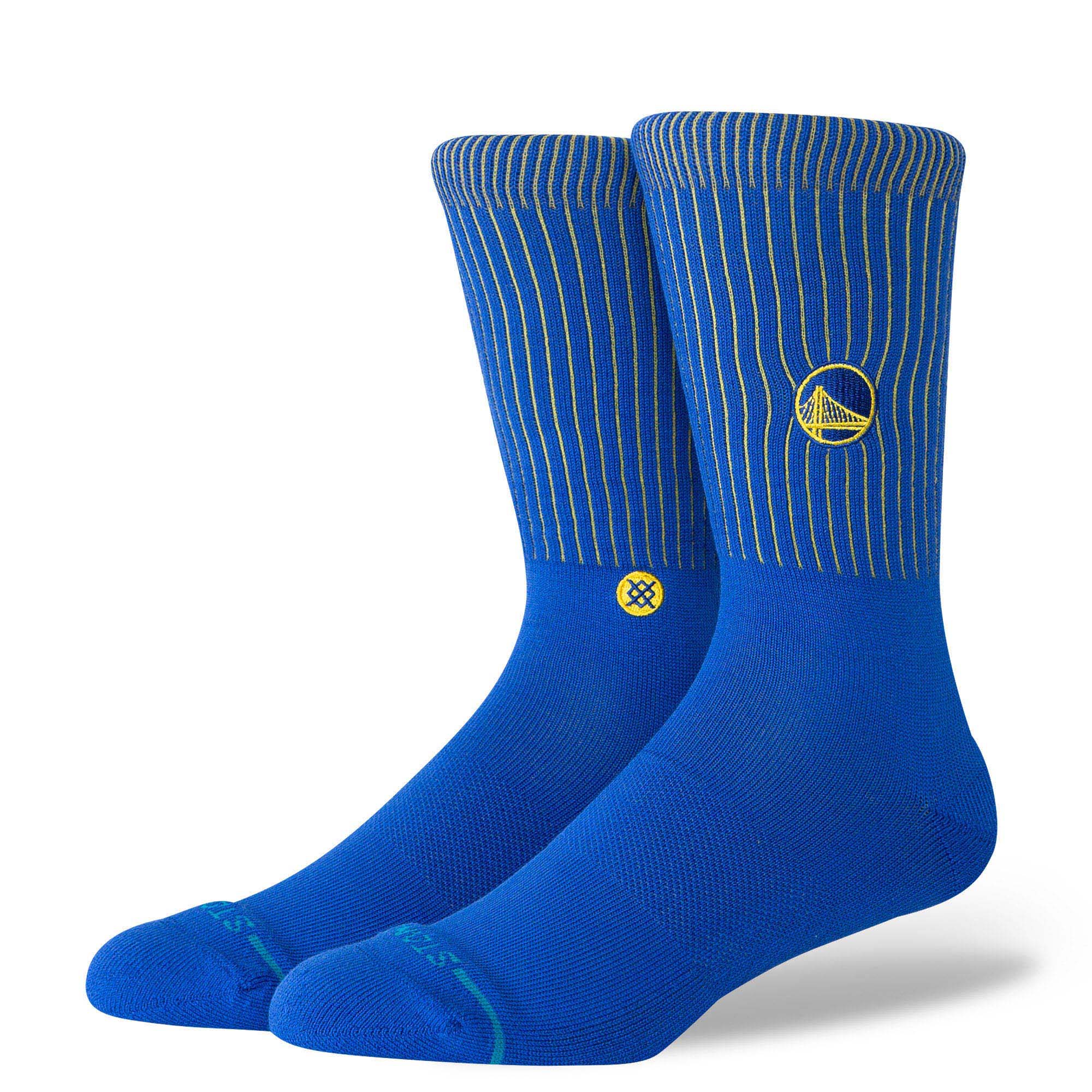 BADGED NBA CREW SOCKS - GOLDEN STATE WARRIORS – Stance Socks AU