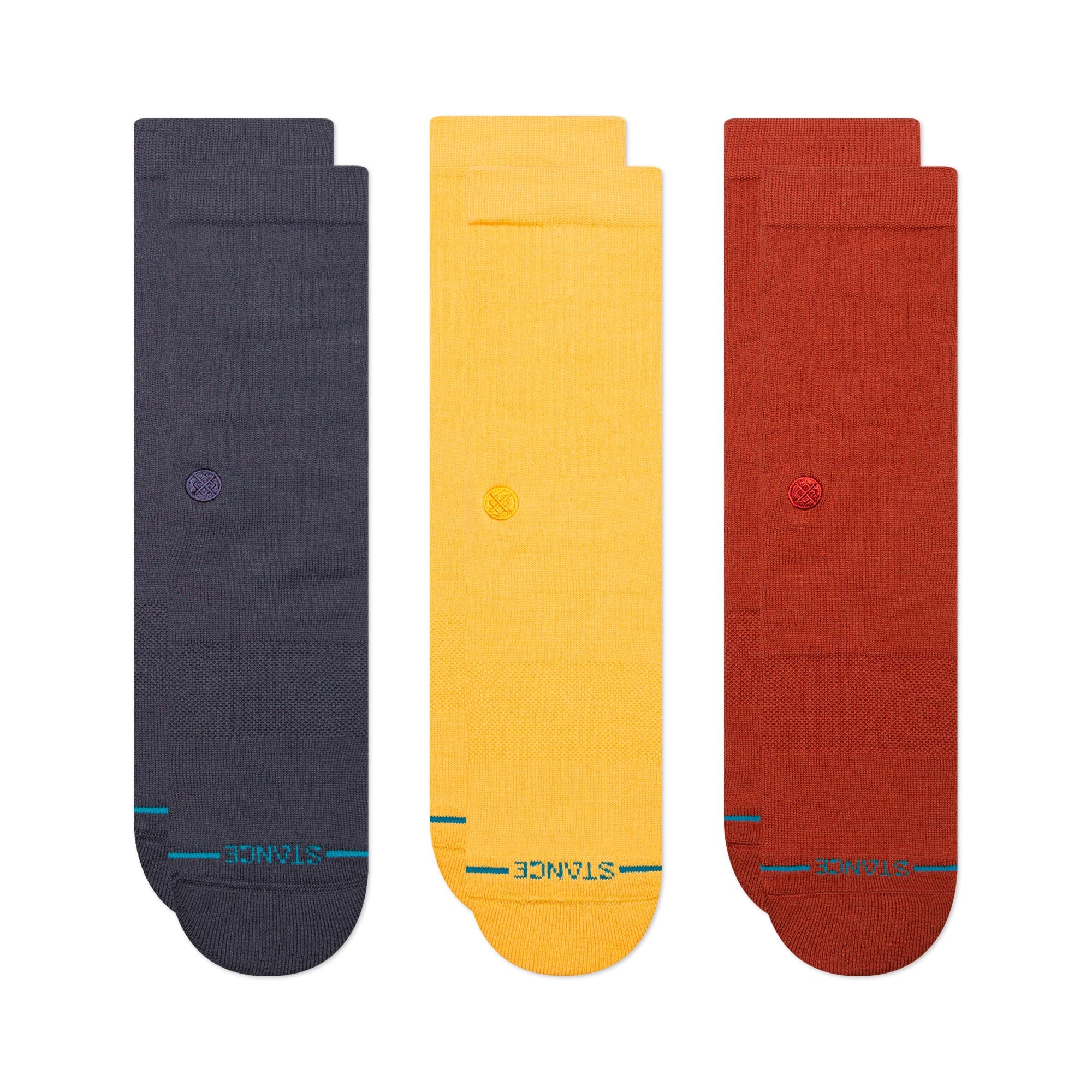 ICON CREW SOCKS 3 PACK - NAVY | Stance AU – Stance Socks AU