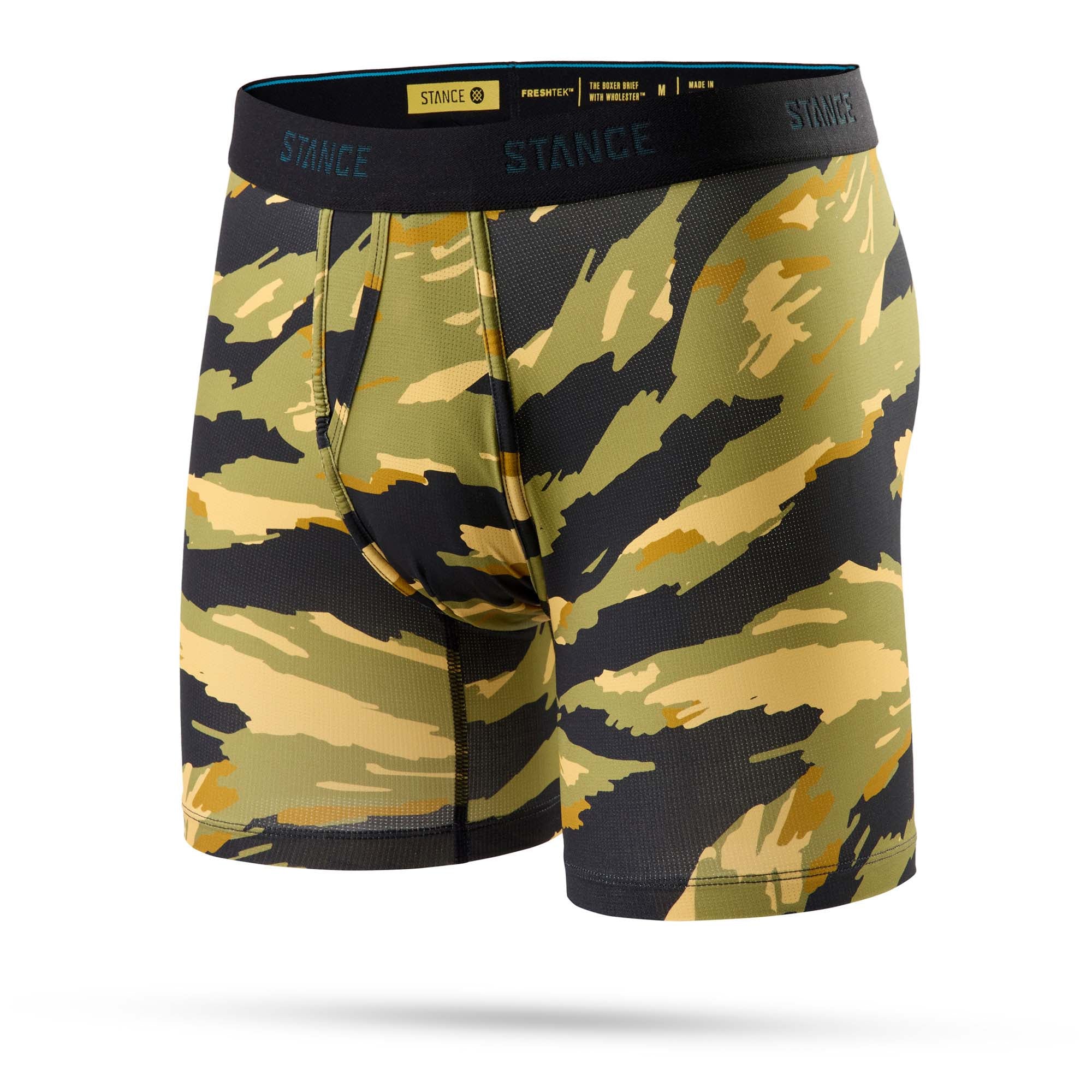 PERFORMANCE BOXER BRIEF WITH WHOLESTER™ - TIGER CAMO GREEN – Stance ...