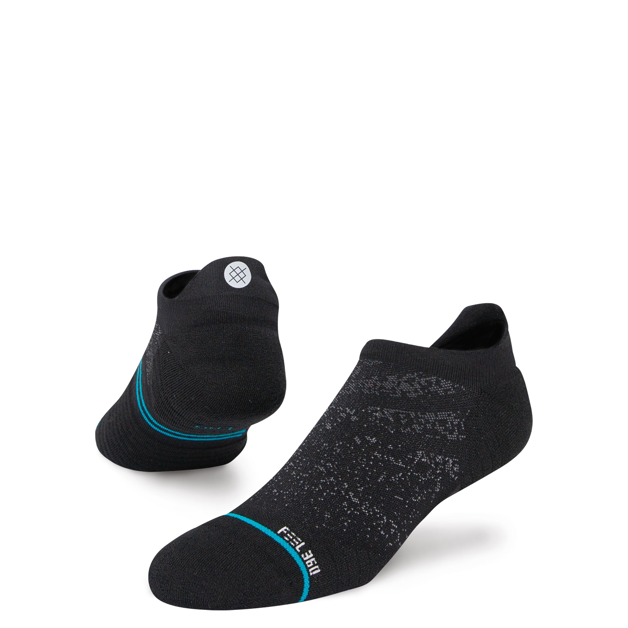 LIGHT PERFORMANCE TAB SOCKS - RUN LIGHT BLACK – Stance Socks AU