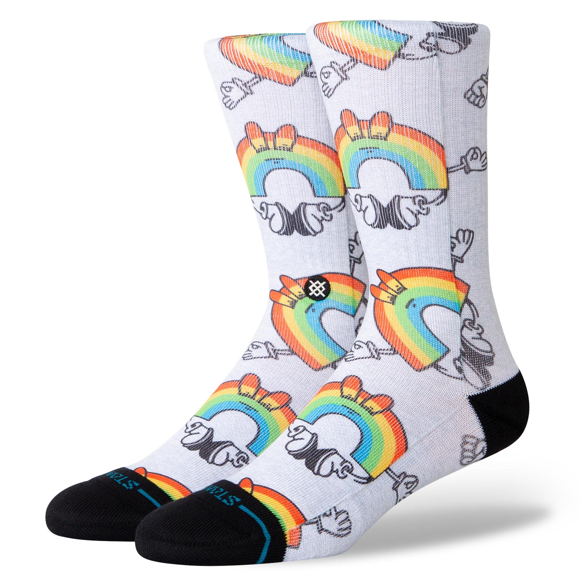 VIBEON CREW SOCKS - RAINBOW – Stance Socks AU