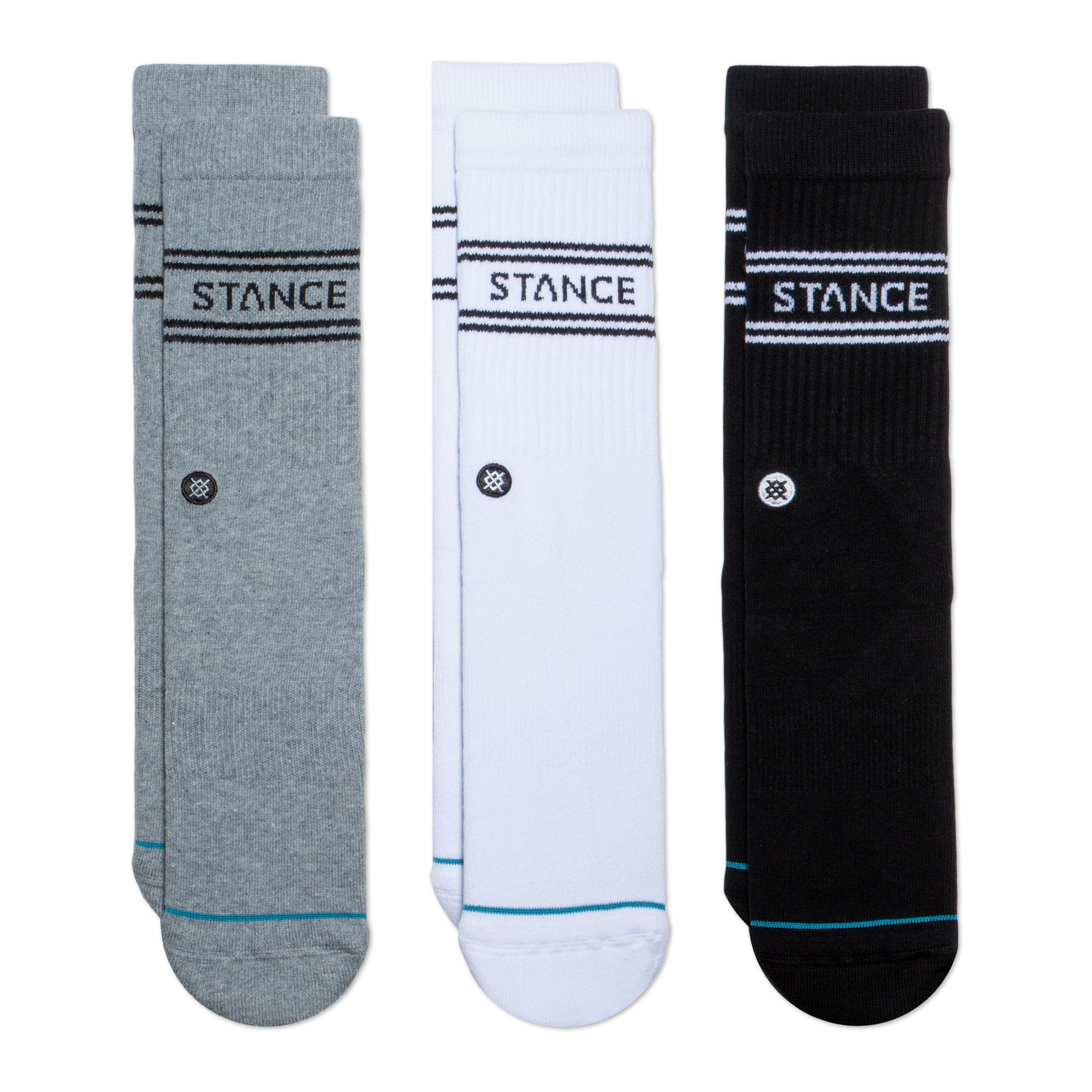 BASIC CREW SOCKS 3 PACK - MULTI | Stance AU – Stance Socks AU