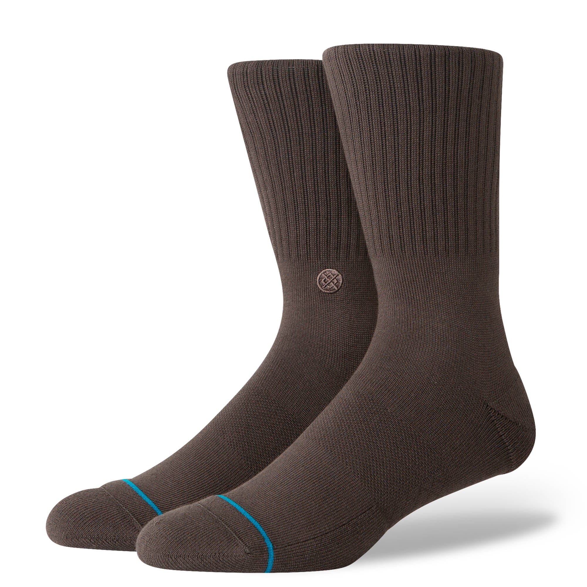 ICON CREW SOCKS - DARK BROWN – Stance Socks AU