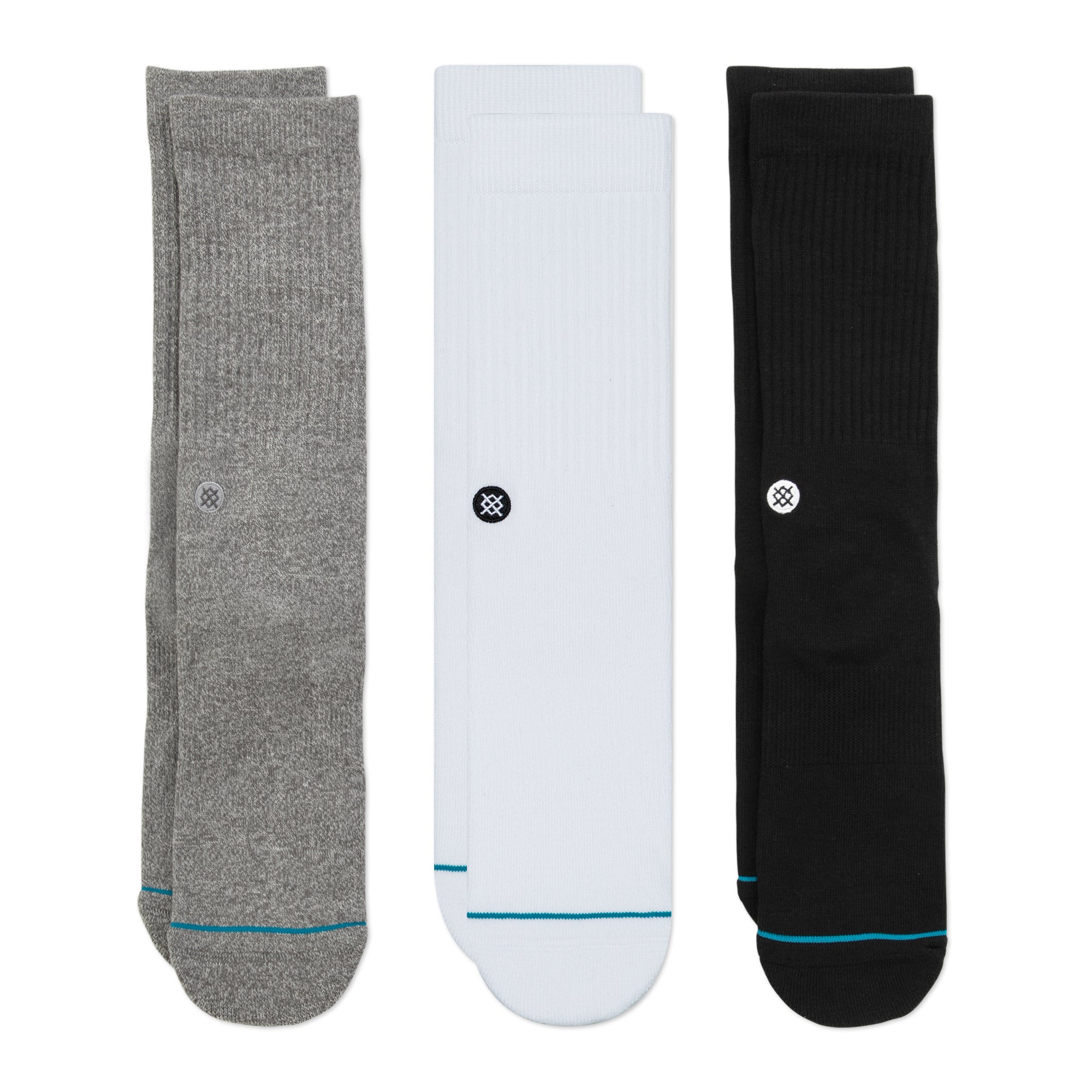 BASIC CREW SOCKS 3 PACK - MULTI – Stance Socks AU